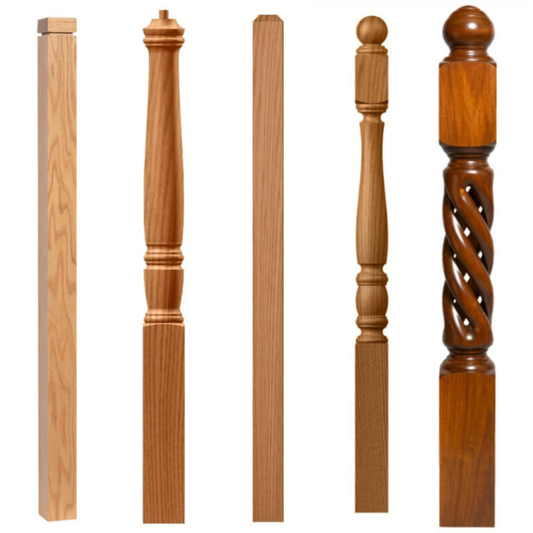 Wood Newel Posts for Interior Stairs | Wood Post