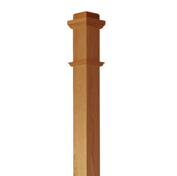 Box Newel Posts | Wood Stair Box Newel Post