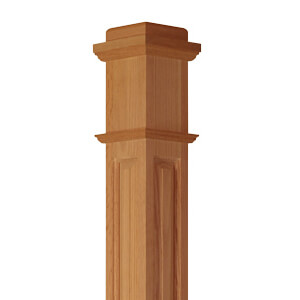 Box Newel Posts | Wood Stair Box Newel Post